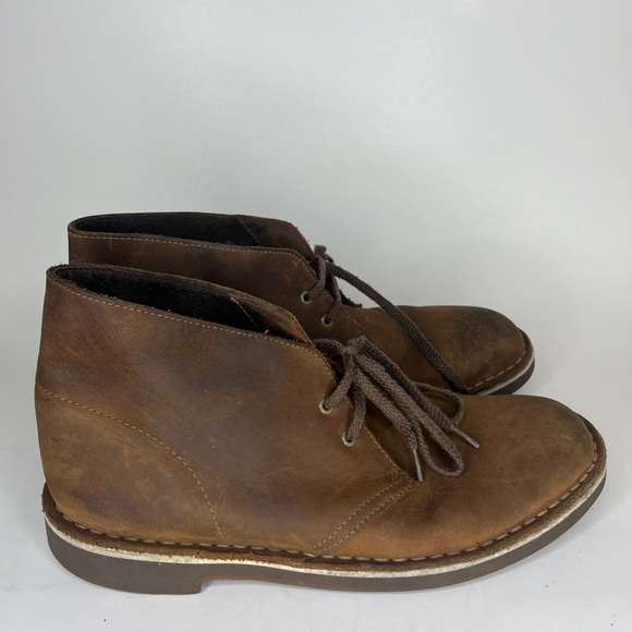 Clarks | Shoes | Clarks Mens Bushacre Beeswax Leather Chukka Boots Us ...